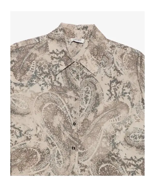 Liu Jo Paisley-print Long-sleeve Shirt