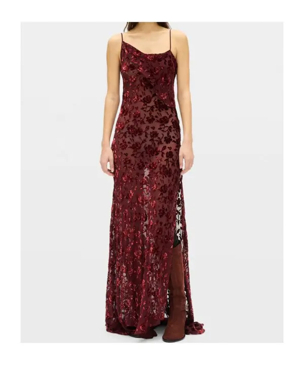 ANN DEMEULEMEESTER Aaricia Long Bias Slip Dress