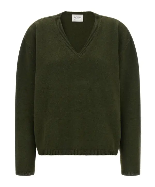 BE YOU V-neck Pullover Sweater