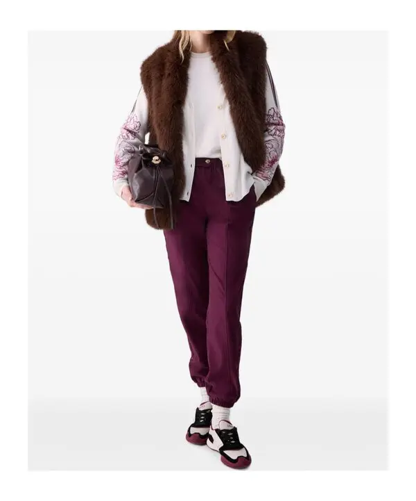 Liu Jo V-neck Jacquard Knit Top