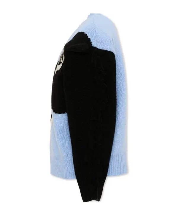 MOLO Griselda Horse-intarsia Fringed Jumper