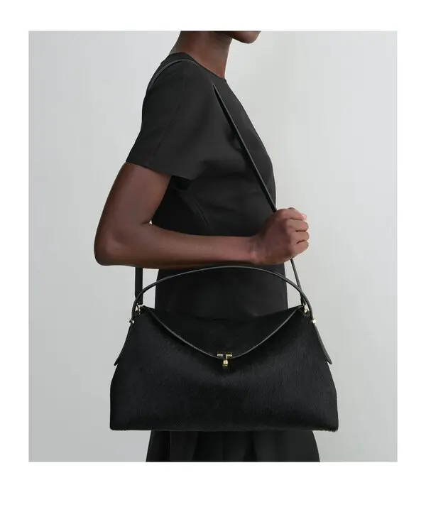 TOTEME Logo Plaque Top Handle Bag