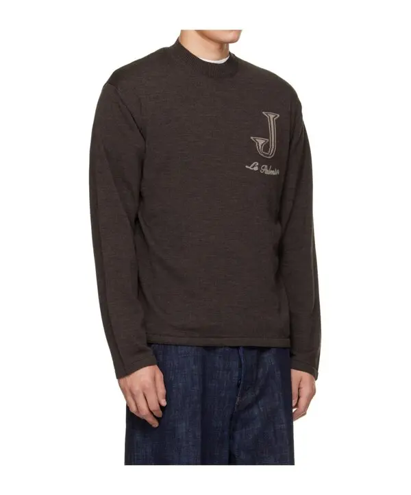 Jacquemus Embroidered Crew Neck Sweater