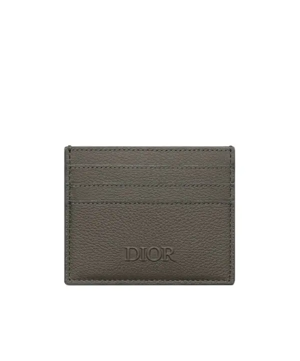 Dior Privé Card Holder - Gray