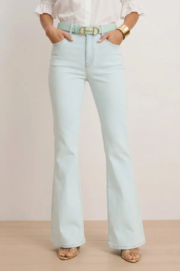 THE NOLI SHOP Aria Flare Jean - Cloud