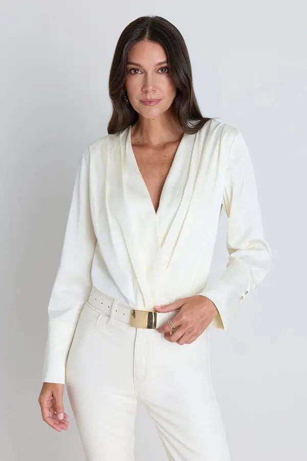 THE NOLI SHOP Frances Silk Bodysuit