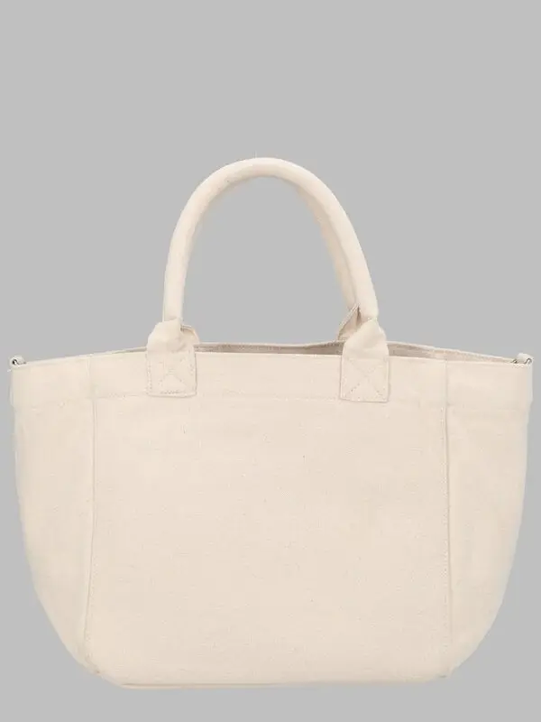 GANNI Graphic Tote Bag - Cream