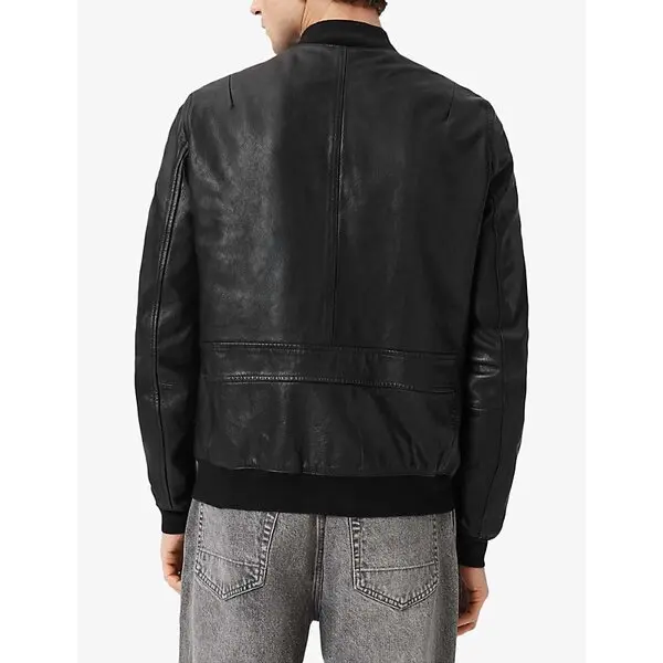 ALLSAINTS Morten Regular-fit Leather Bomber Jacket