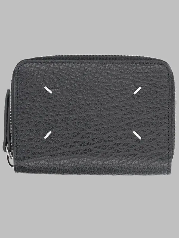 MAISON MARGIELA Leather Wallet With Key Ring