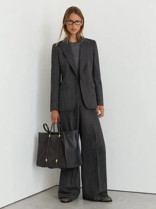 REISS Derby Wool-blend Single-breasted Blazer