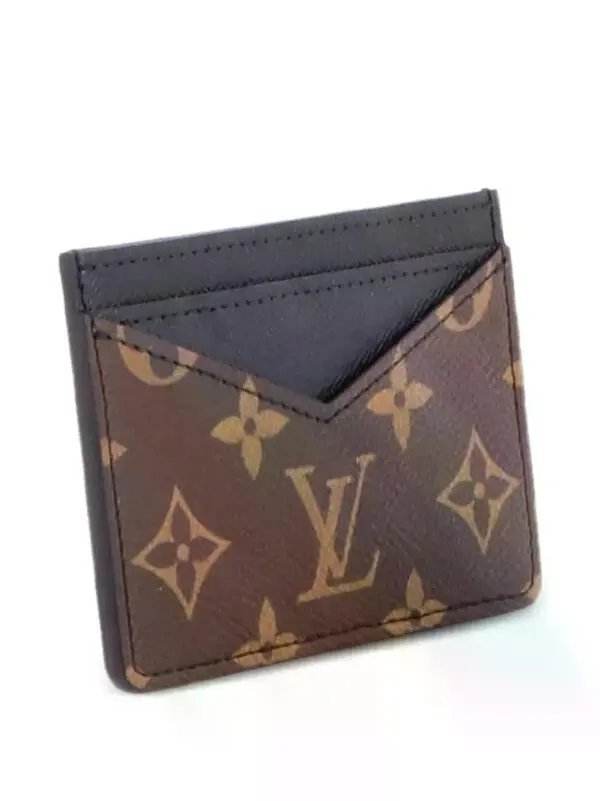 LOUIS VUITTON Neo Macassar Monogram Canvas Card Holder - Brown