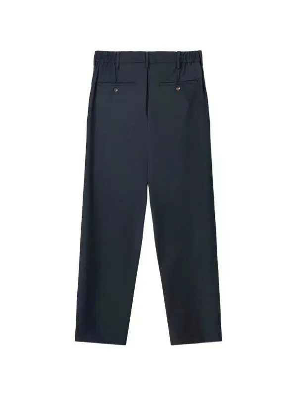 WHITE SAND Luke Pleated Trousers