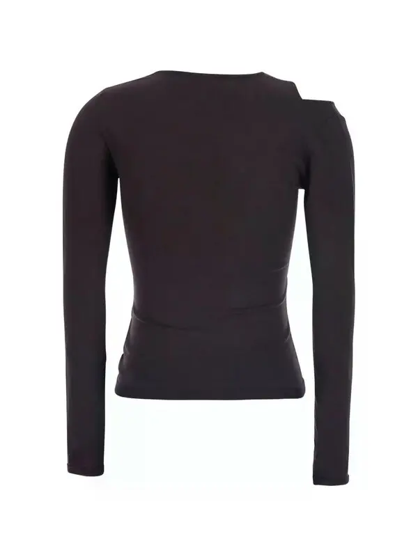 Federica Tosi Cut-out Wrap-tie Sweatshirt