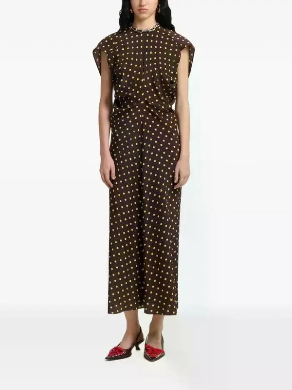 Altuzarra Polka-dot Midi Dress