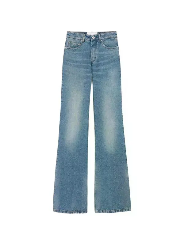 AMI Paris Flare-fit Cotton Jeans