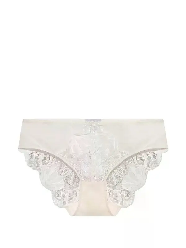 Hanro Lysia Lace-trim Briefs - Neutrals