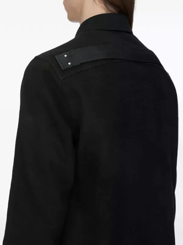 Rick Owens Webbing-trim Chest-pocket Shirt