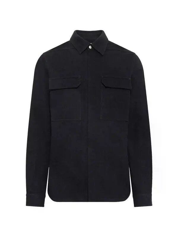 Rick Owens Webbing-trim Chest-pocket Shirt