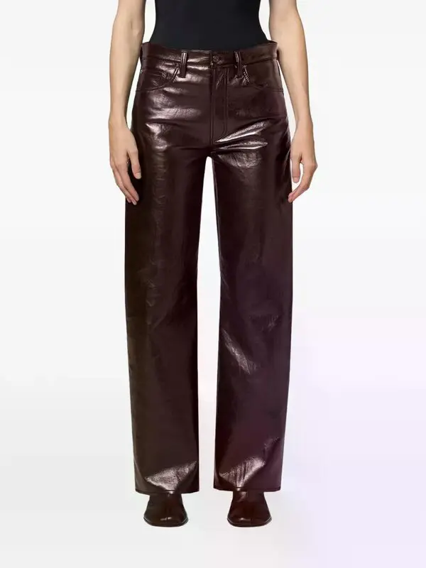AGOLDE Arched-silhouette Wide-leg Trousers