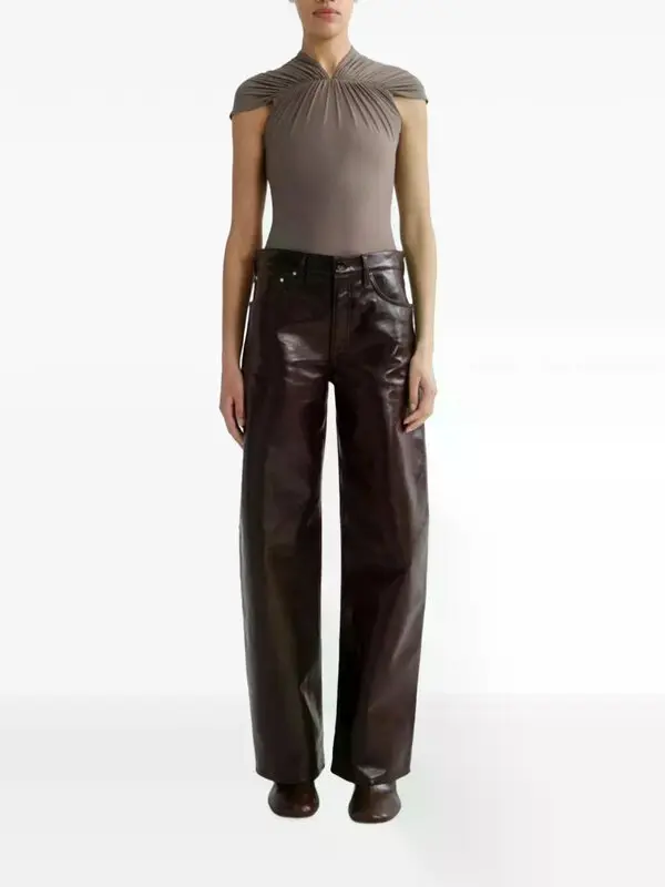 AGOLDE Arched-silhouette Wide-leg Trousers