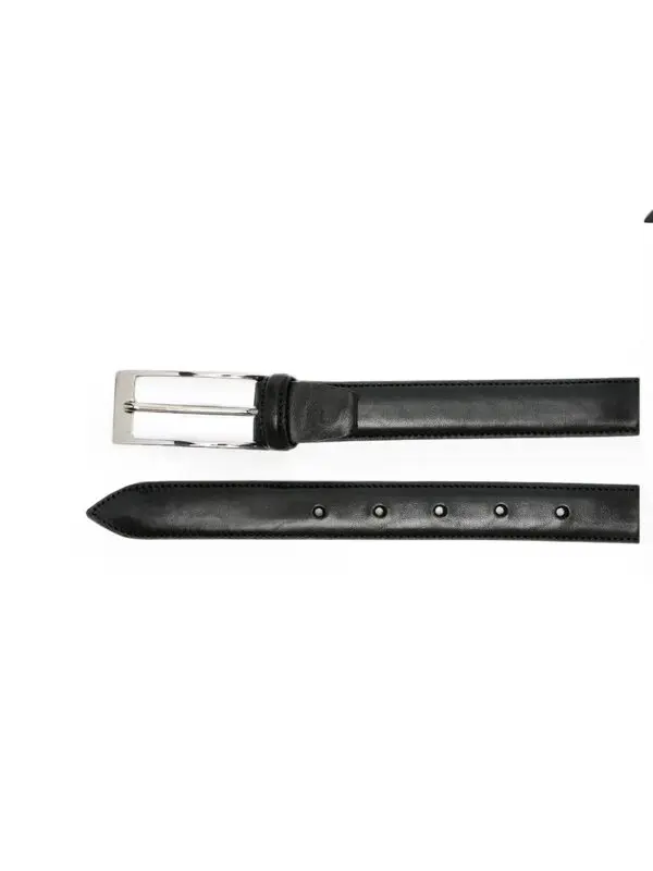 ERALDO Rectangular-buckle Leather Belt
