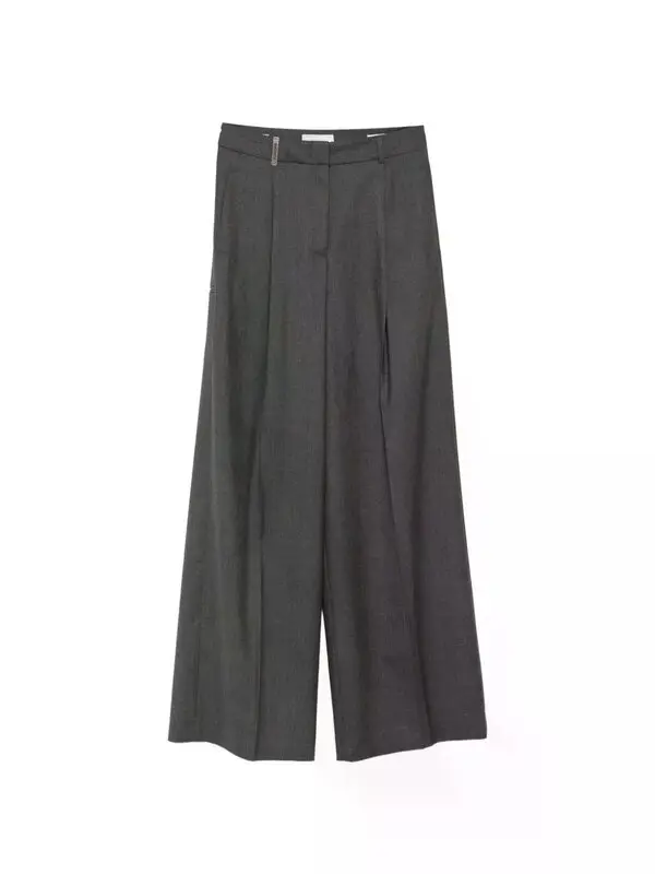 Peserico Pleated Wide-leg Trousers
