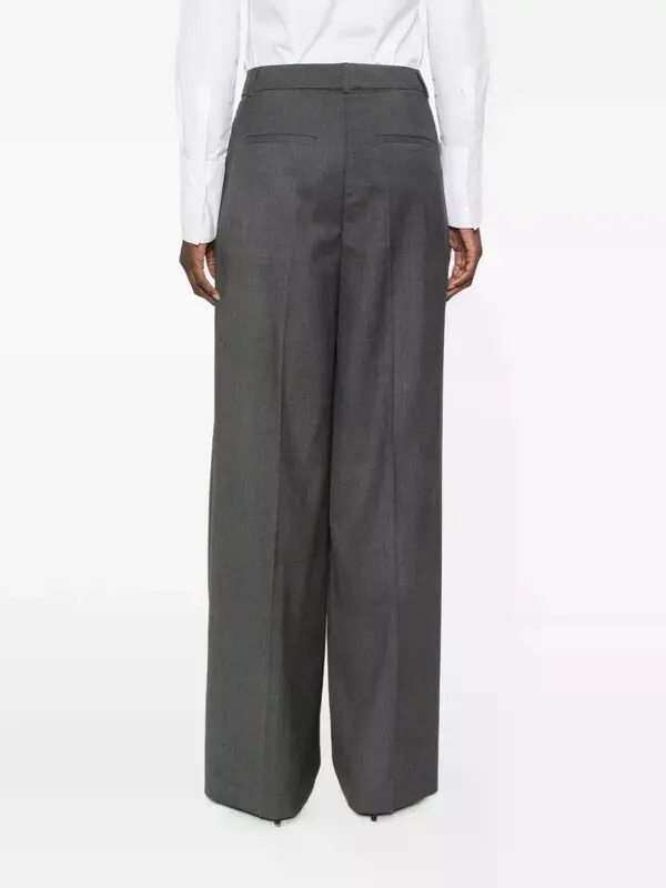 Peserico Pleated Wide-leg Trousers