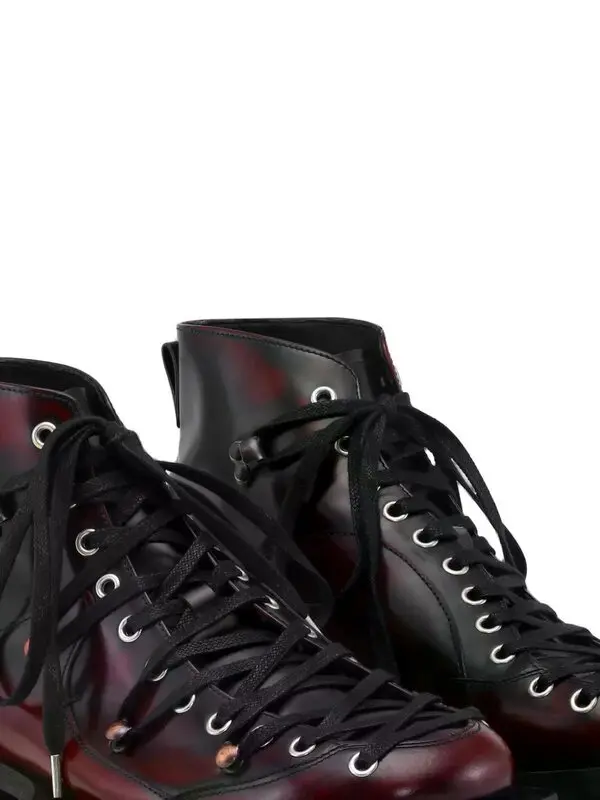 Henrik Vibskov Kelly Lace-up Boots - Red