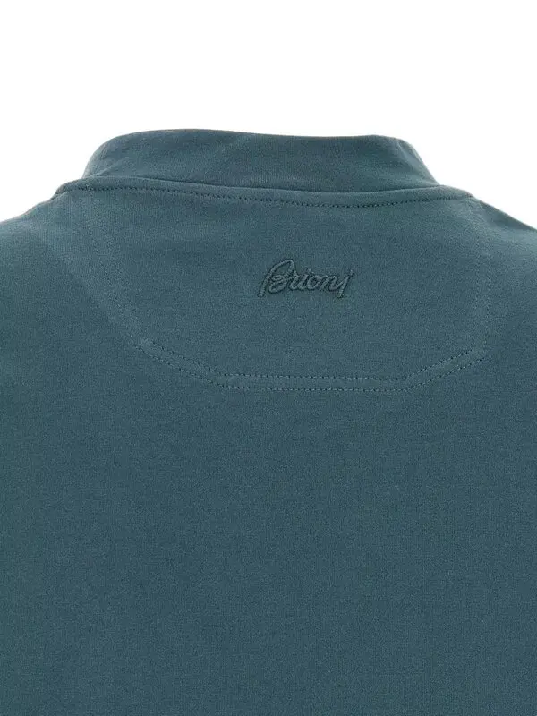 Brioni Logo-embroidered T-shirt