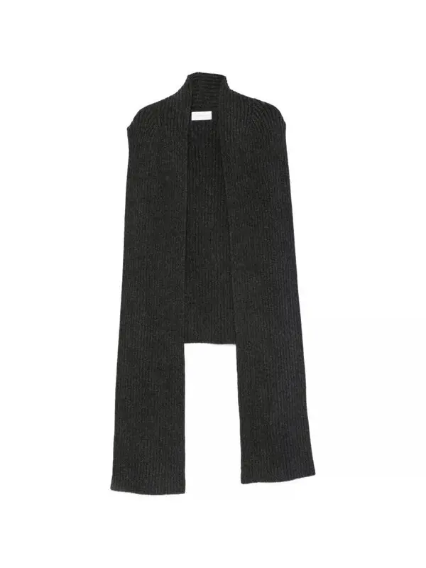 Christian Wijnants Ribbed-knit Scarf - Grey