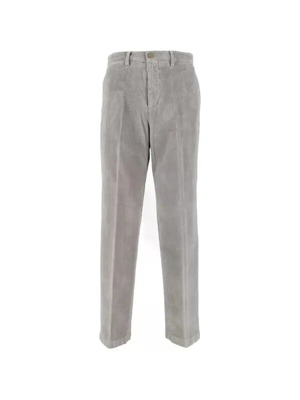 BRIGLIA 1949 Corduroy Belt-loops Trousers