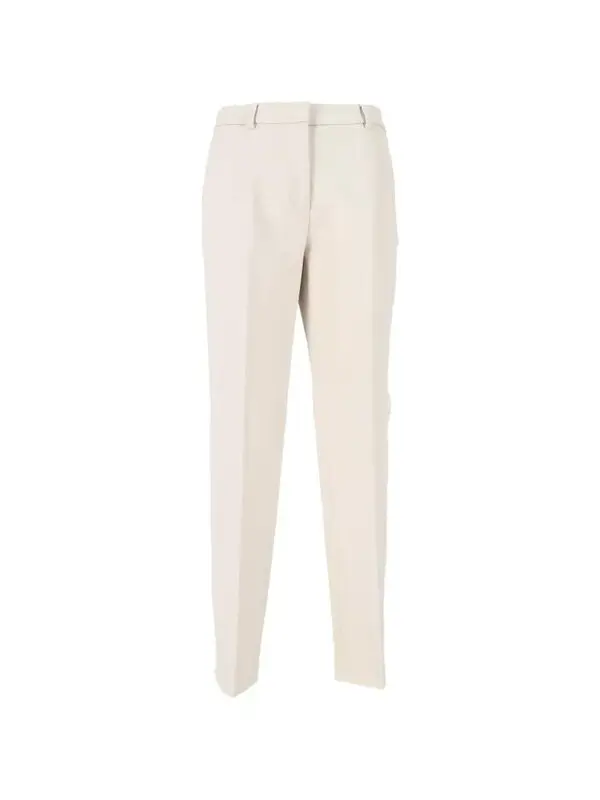 Peserico Pressed-crease Belt-loop Trousers