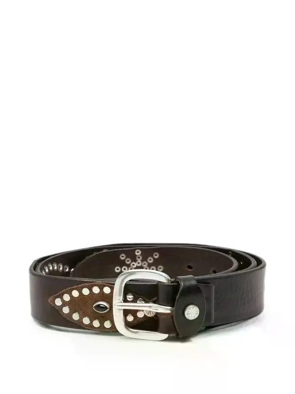 ERALDO Stud-embellished Leather Belt