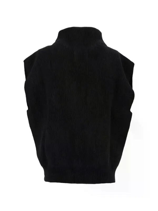 Peserico Ribbed-knit Sleeveless Sweater
