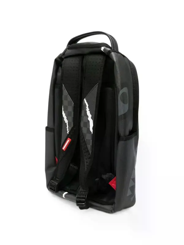 SPRAYGROUND Shark-print Checkered Backpack