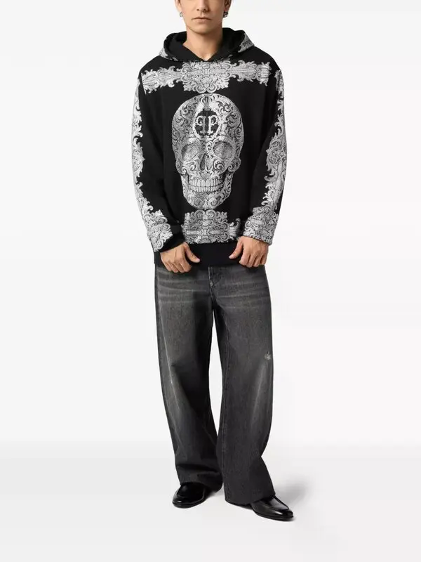 Philipp Plein Baroque Skull Hoodie
