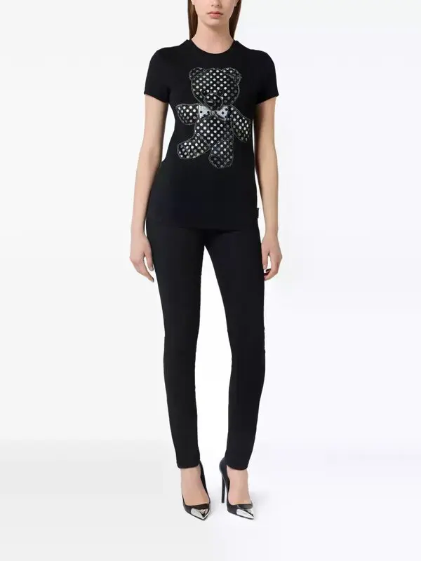 Philipp Plein Teddy Rhinestone-embellished T-shirt