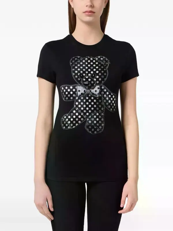 Philipp Plein Teddy Rhinestone-embellished T-shirt