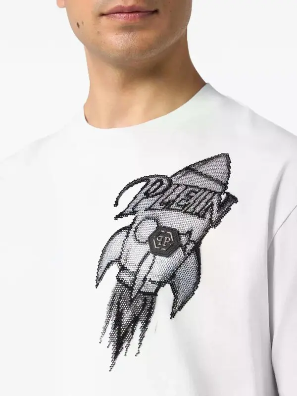 Philipp Plein Rocket Rhinestone-embellished T-shirt