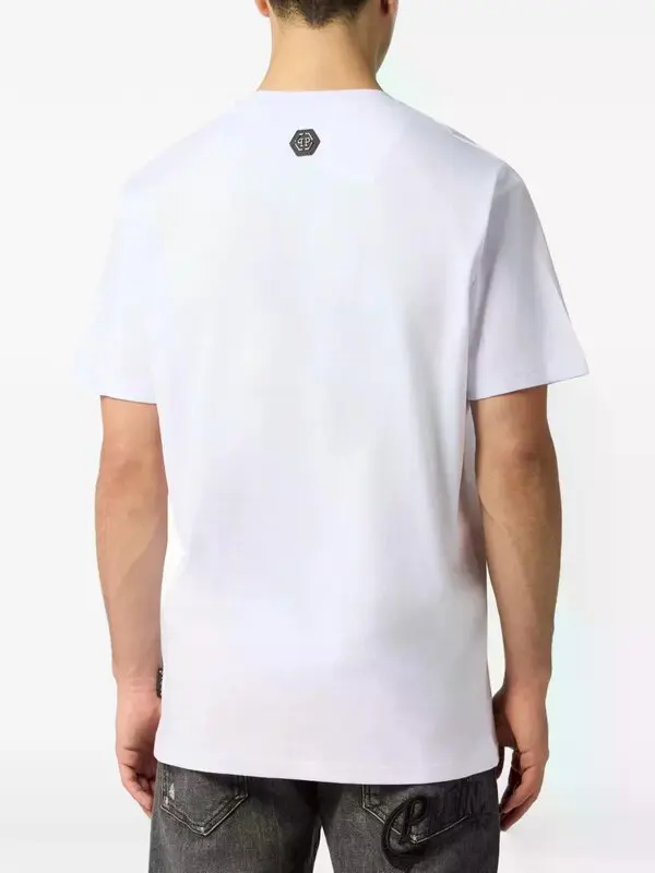 Philipp Plein Round-neck Dollar-detail T-shirt