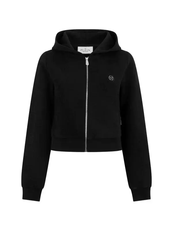 Philipp Plein Logo-patch Zip-up Hoodie