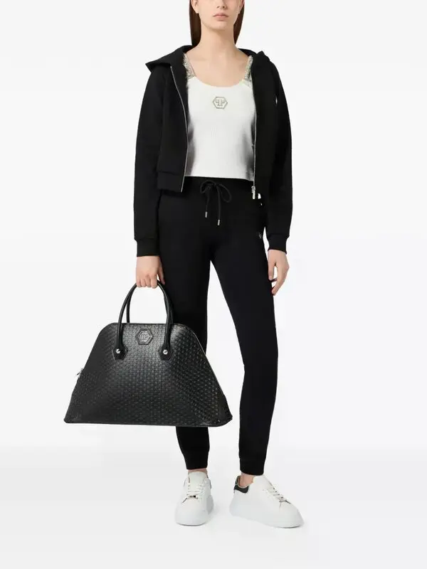 Philipp Plein Logo-patch Zip-up Hoodie