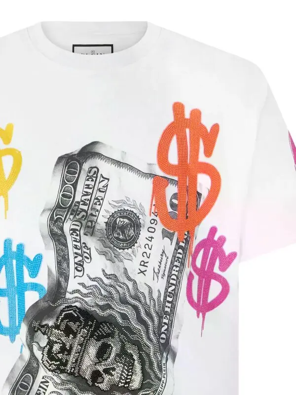 Philipp Plein Dollar Logo T-shirt