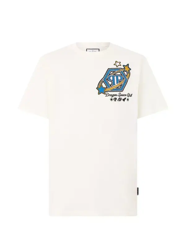 Philipp Plein Embroidered Logo-patch T-shirt