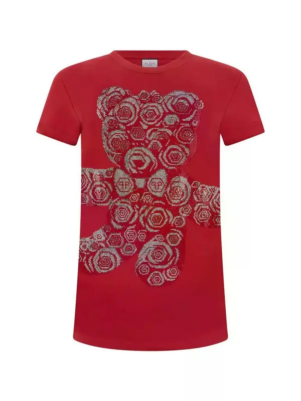 Philipp Plein Flower Teddy Pure Fit T-shirt