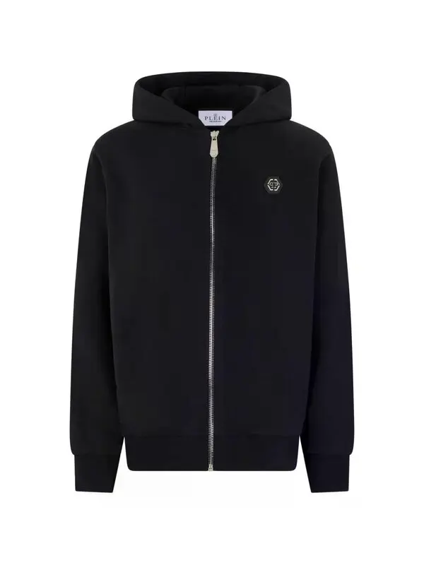 Philipp Plein Logo-plaque Zip-up Hoodie