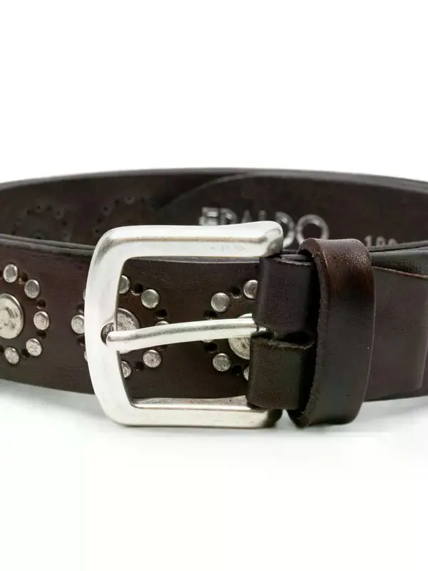 ERALDO Stud-embellished Leather Belt