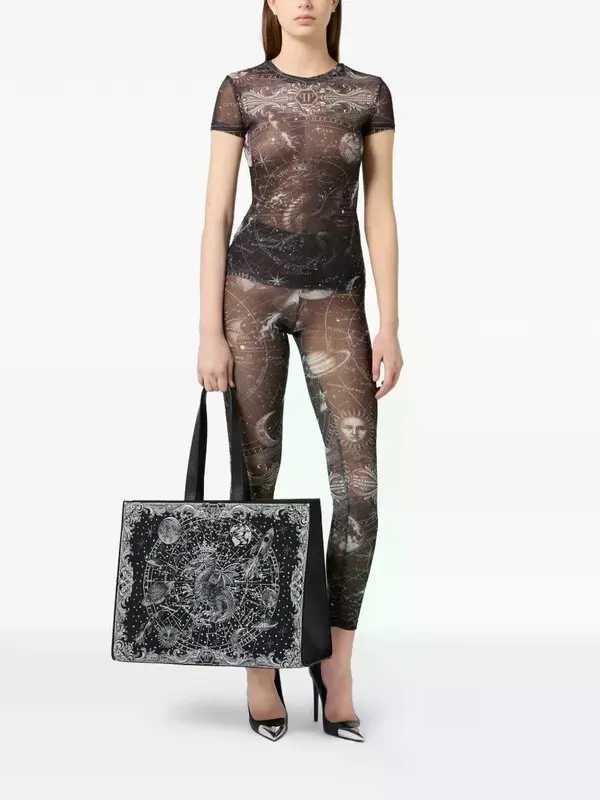 Philipp Plein Zodiac Leggings - Grey