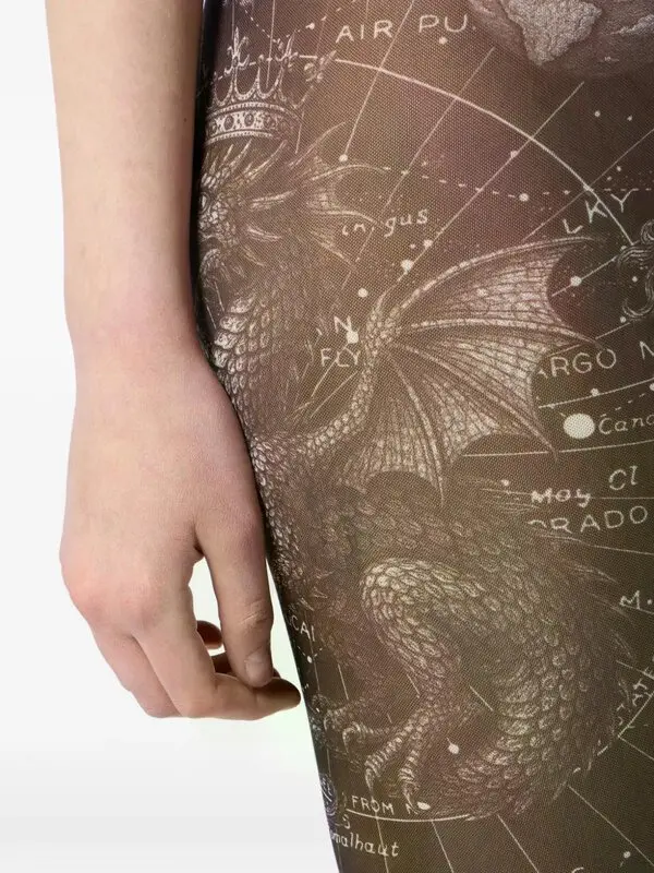 Philipp Plein Zodiac Leggings - Grey