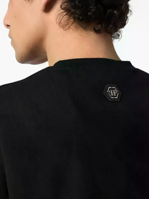 Philipp Plein Skull Monogram-print T-shirt